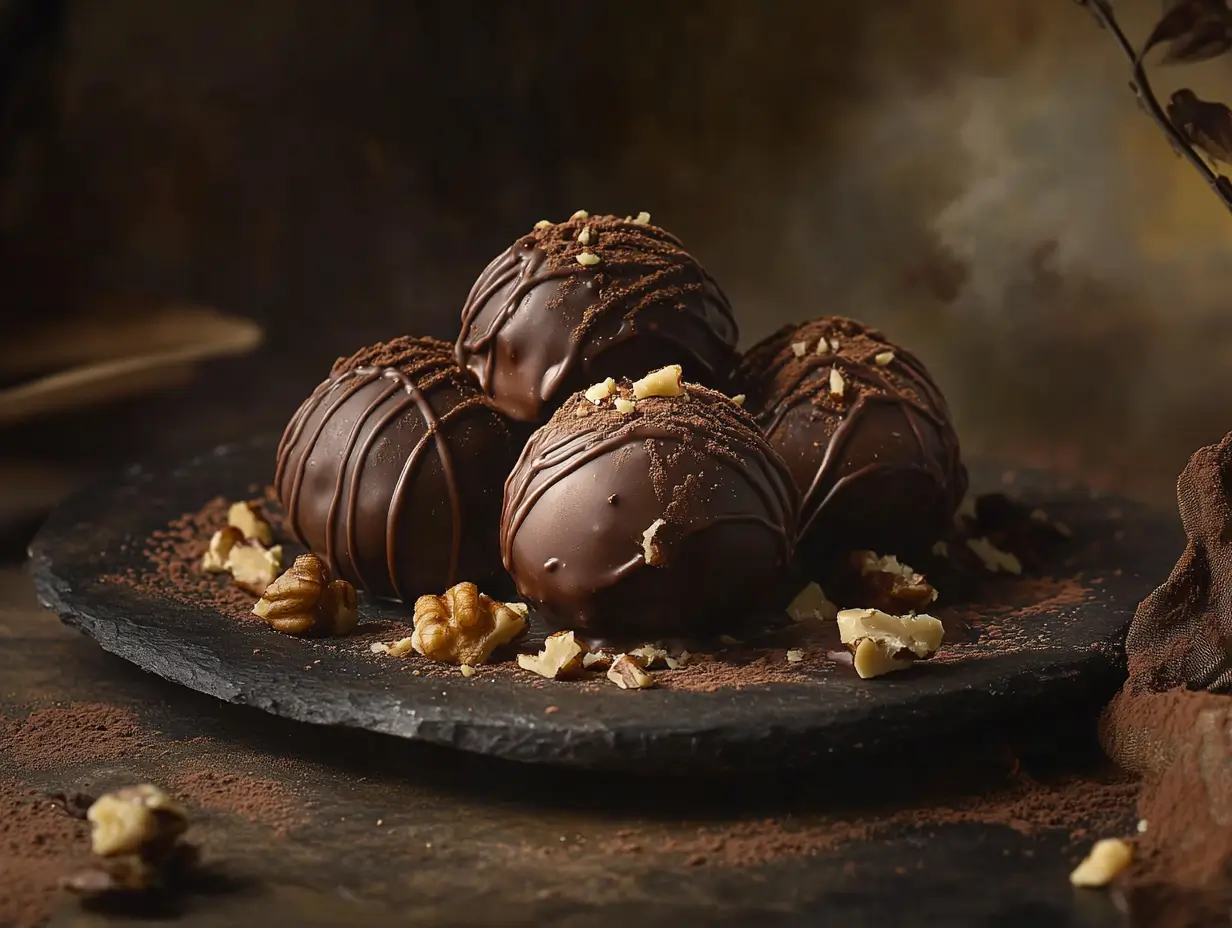 Homemade Chocolate Truffles - TastyBakingRecipes