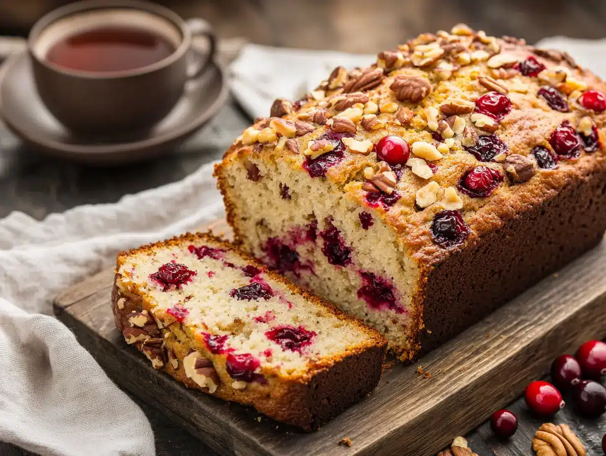 Cranberry Nut Bread - TastyBakingRecipes