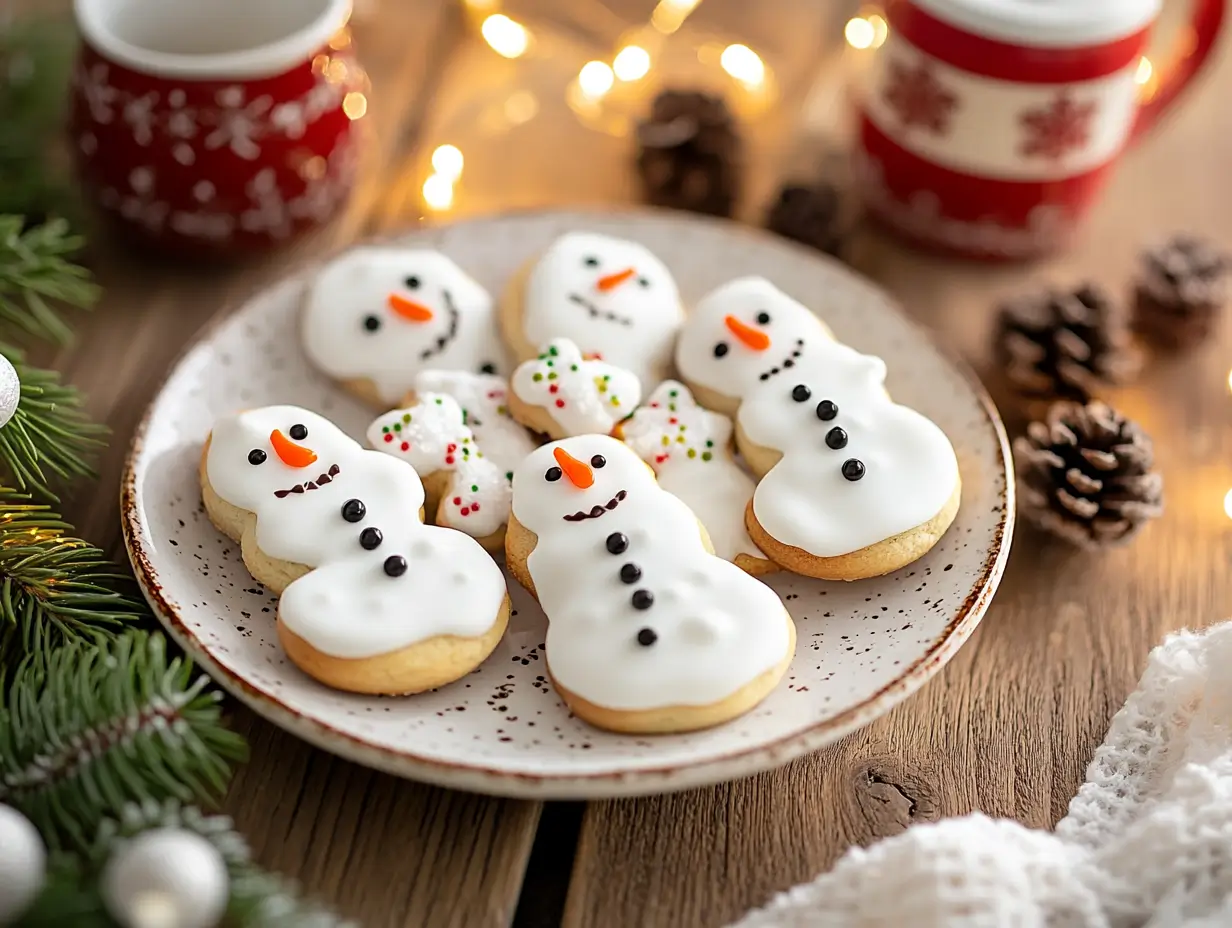 Melted Snowman Cookies Recipe - TastyBakingRecipes
