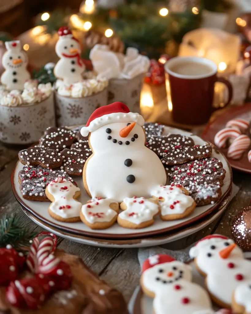 Melted Snowman Cookies Recipe - TastyBakingRecipes