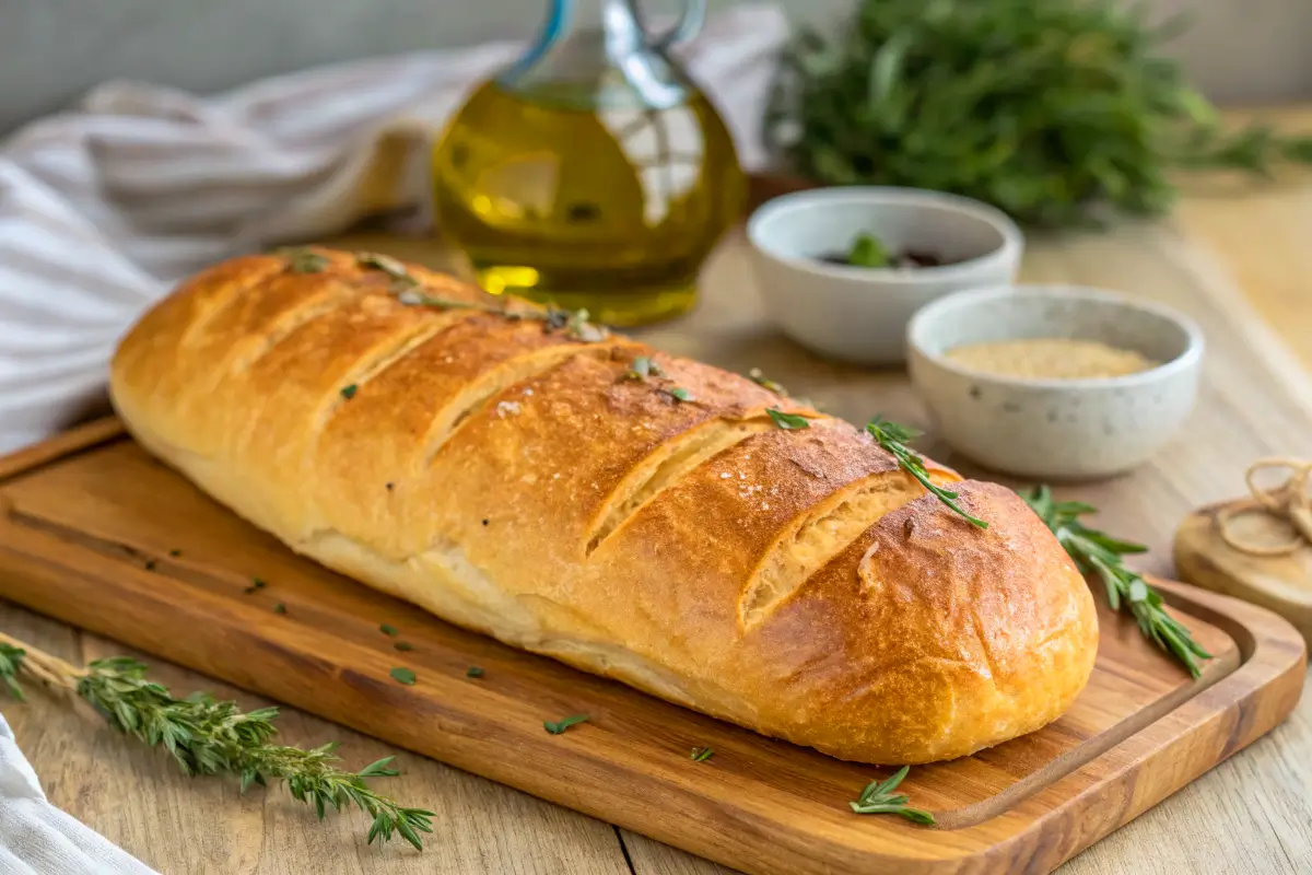 Homemade Italian Bread - TastyBakingRecipes